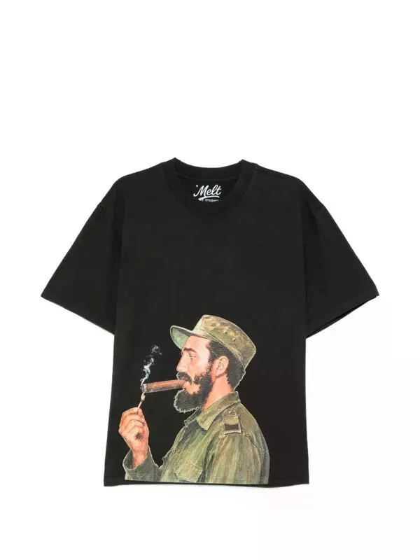 MELT Graphic-print T-shirt - Black