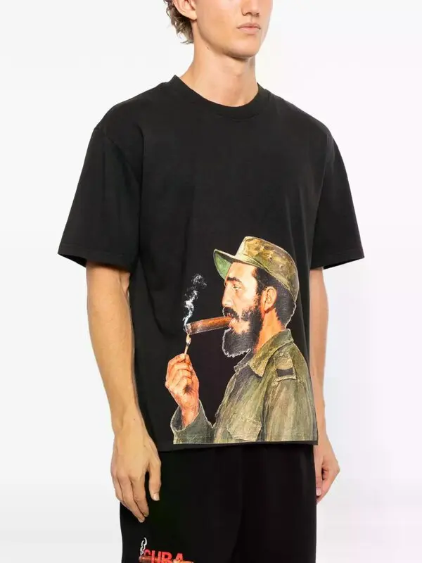 MELT Graphic-print T-shirt - Black