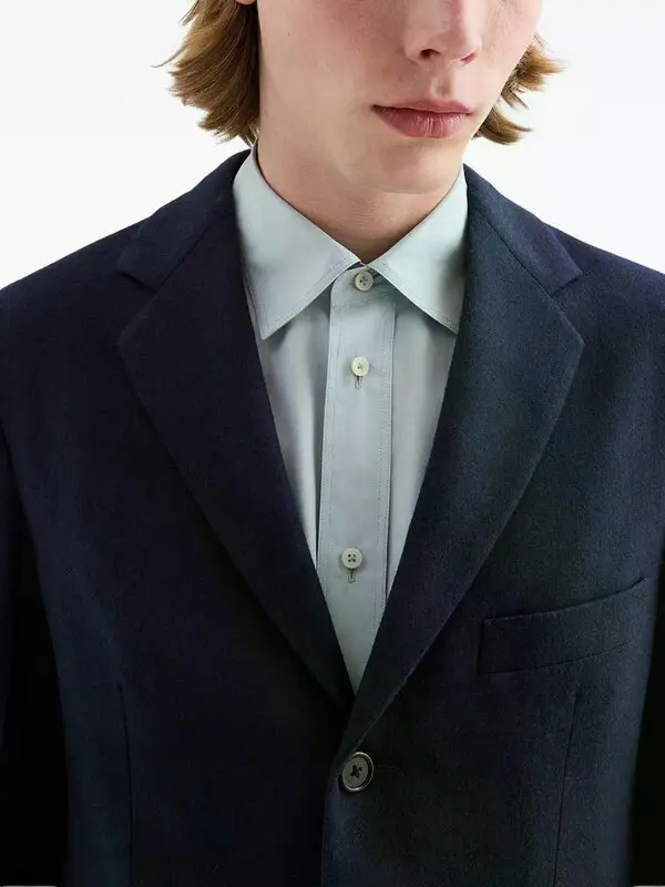 JIL SANDER Wool Poplin Blazer