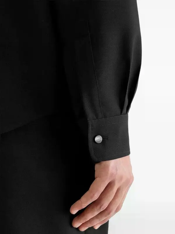 JIL SANDER Wool Canvas Shirt