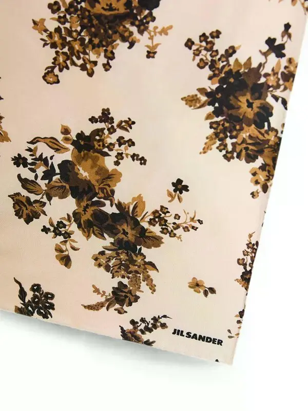 JIL SANDER Printed Silk Foulard