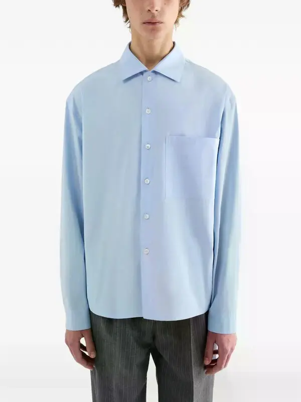 JIL SANDER Logo-embroidered Shirt