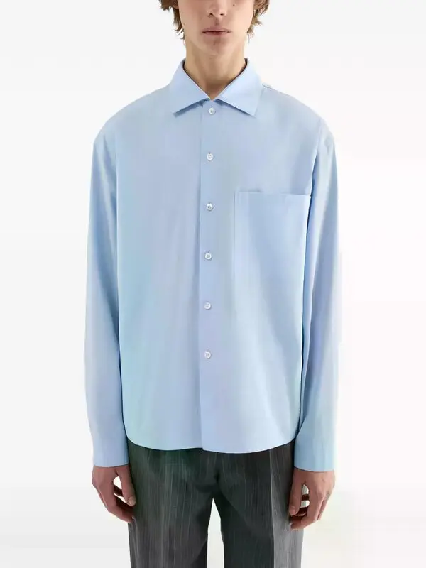 JIL SANDER Lightweight Cotton Poplin Shirt