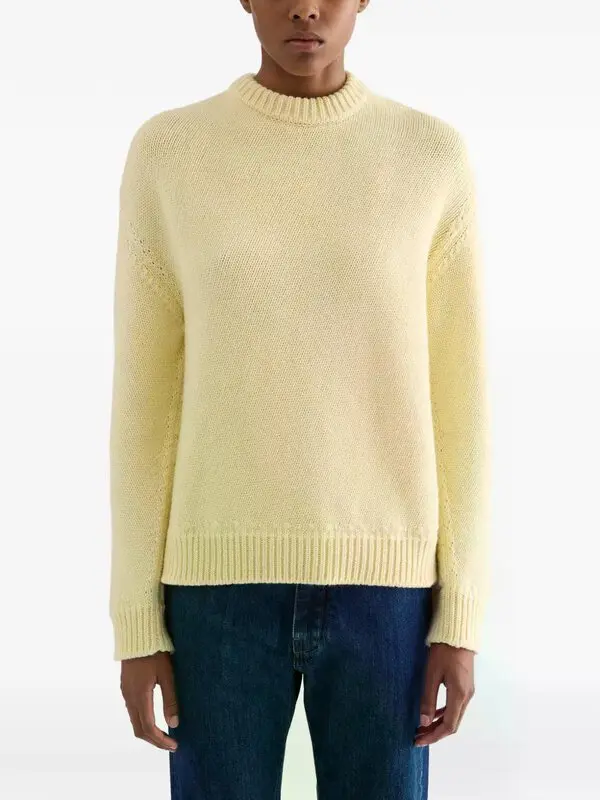JIL SANDER Ribbed-knit Oversized Sweater