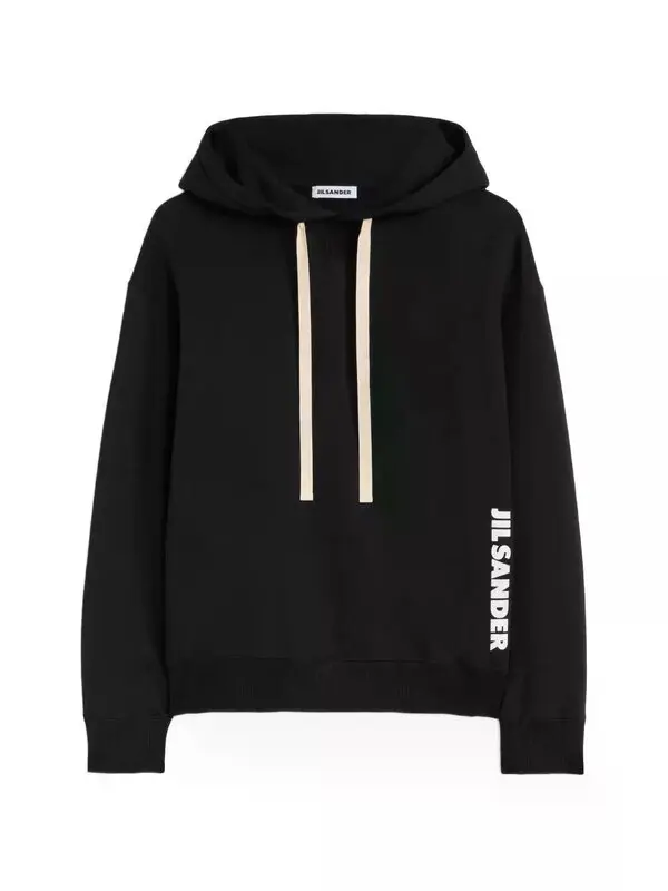JIL SANDER Logo-print Cotton Hoodie