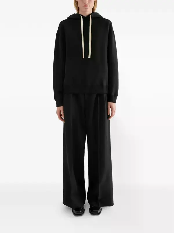 JIL SANDER Logo-print Cotton Hoodie