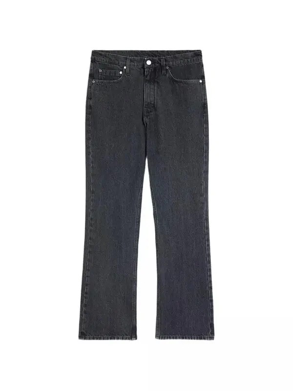 JIL SANDER Flared Lightweight Denim Trousers - Grey