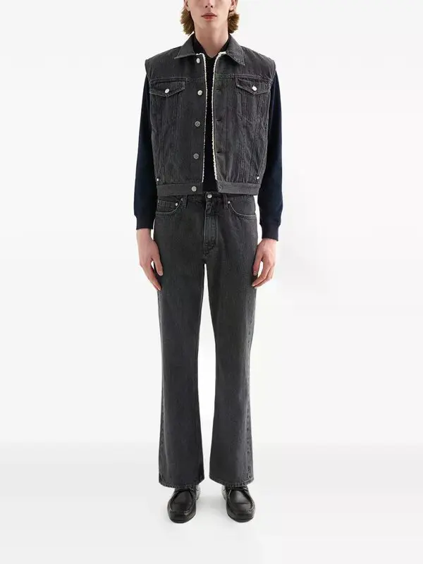 JIL SANDER Flared Lightweight Denim Trousers