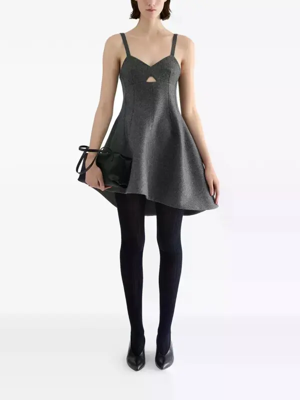 JIL SANDER Asymmetrical Bustier Dress