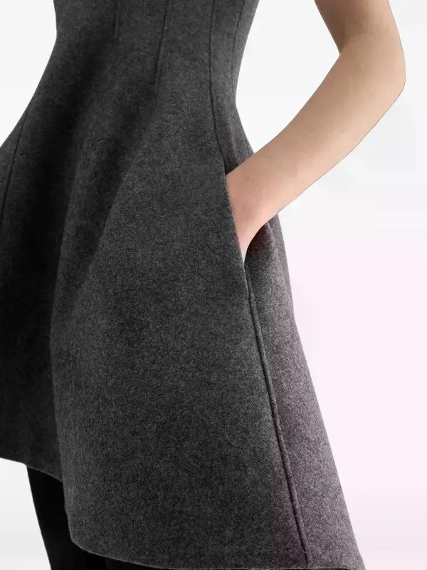 JIL SANDER Asymmetrical Bustier Dress