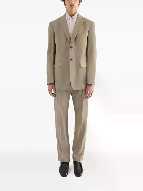 JIL SANDER Single-breasted Cotton Blazer