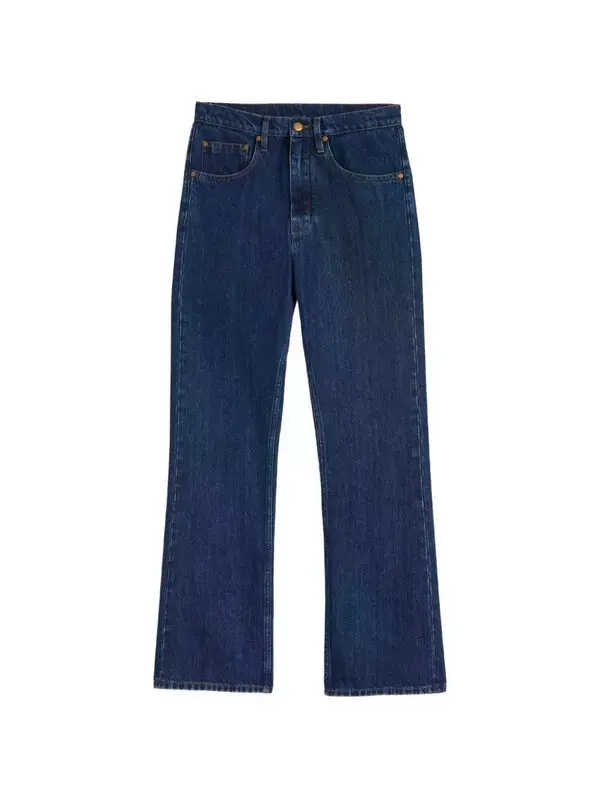 JIL SANDER Flared Cotton Jeans
