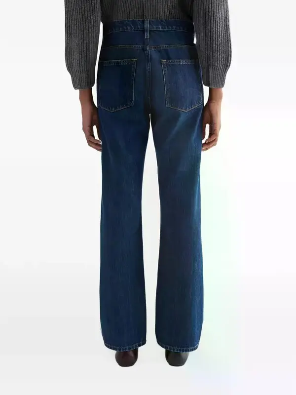 JIL SANDER Flared Cotton Jeans
