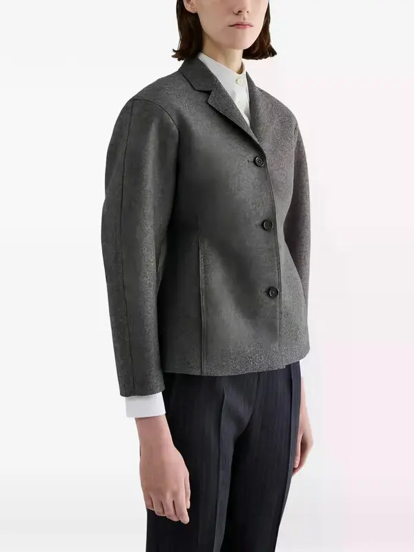 JIL SANDER Sculpted-shape Blazer - Grey