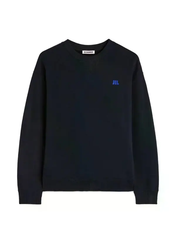JIL SANDER Embroidered-logo Cotton Sweatshirt