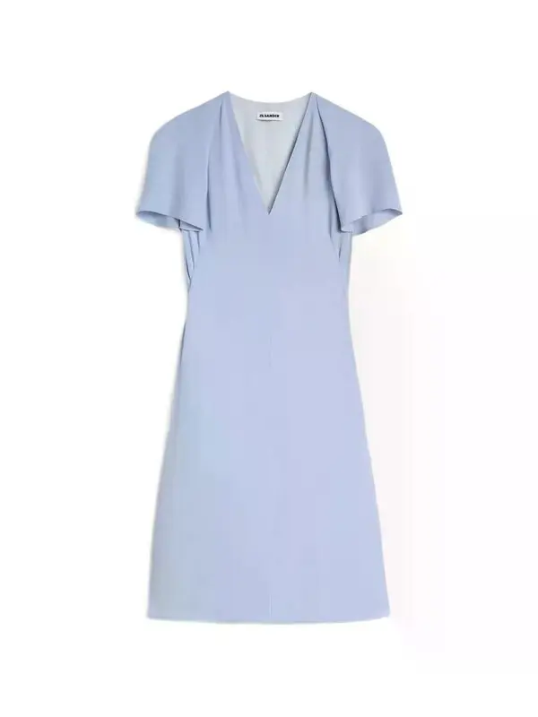 JIL SANDER Cape Detail A-line Dress