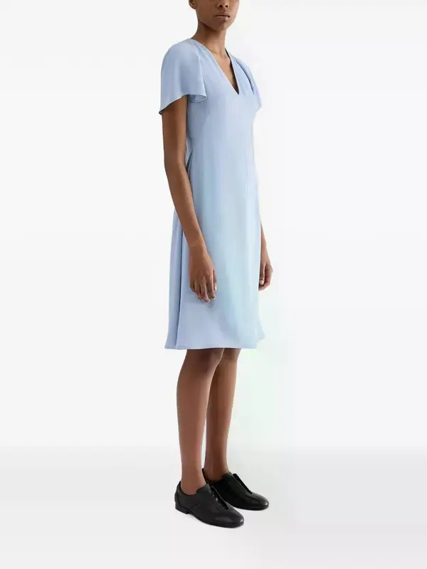 JIL SANDER Cape Detail A-line Dress
