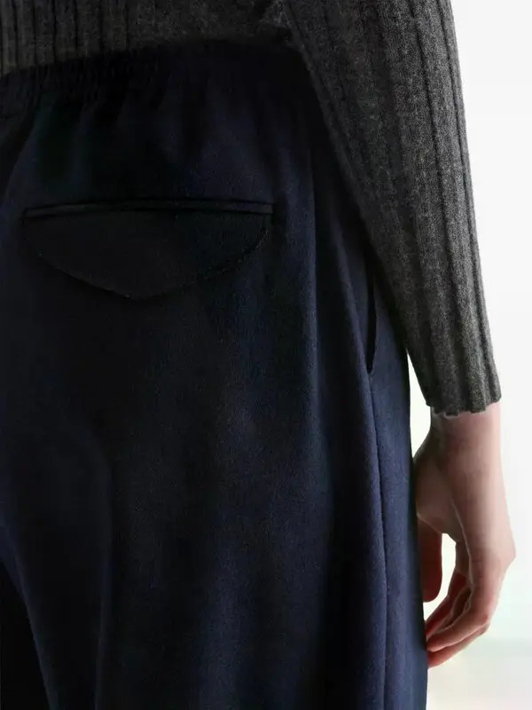 JIL SANDER Merino Wool Flannel Trousers