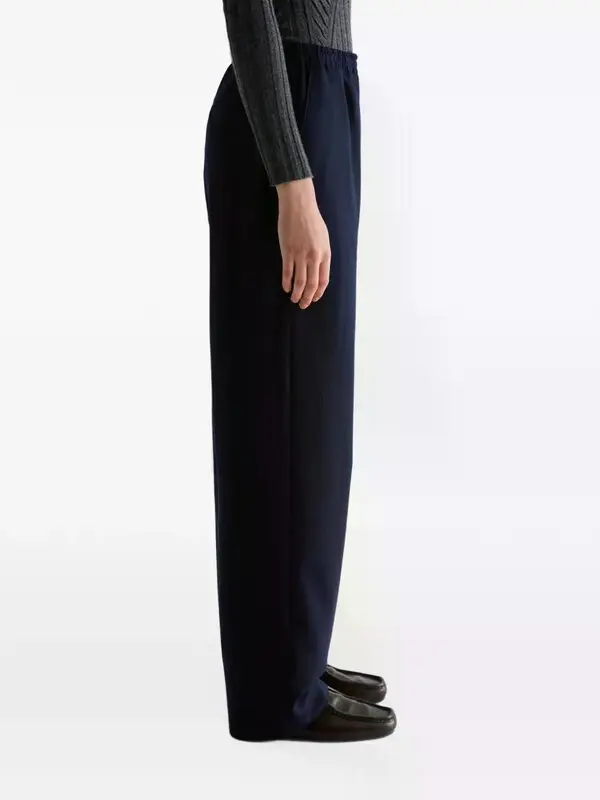 JIL SANDER Merino Wool Flannel Trousers
