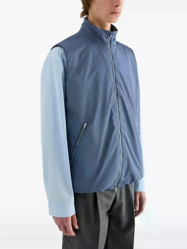 JIL SANDER Padded Taffeta Gilet