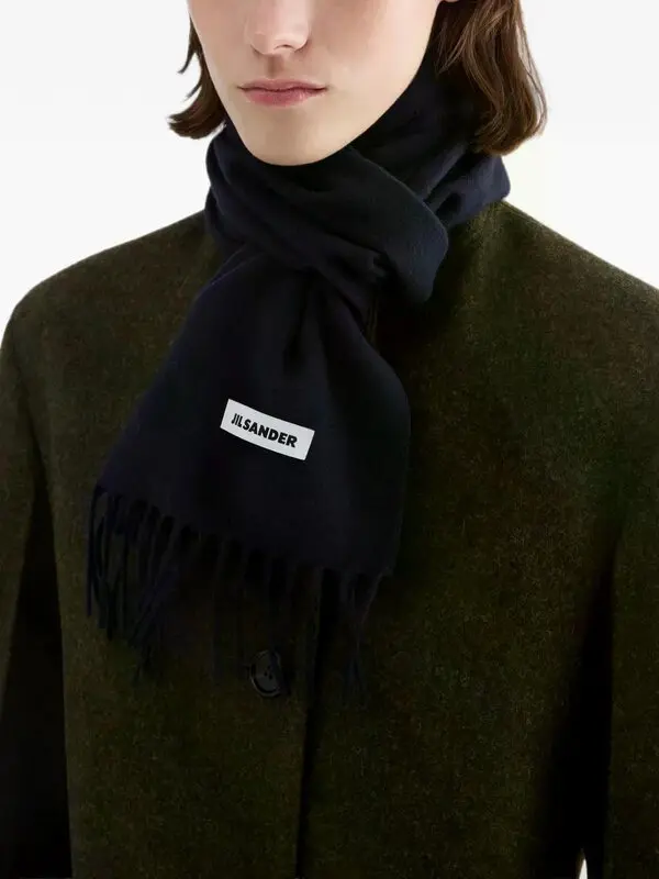 JIL SANDER Slim Wool Scarf