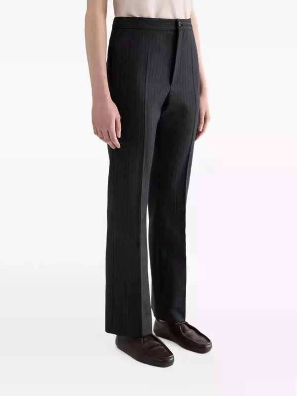 JIL SANDER Pinstriped Wool Trousers