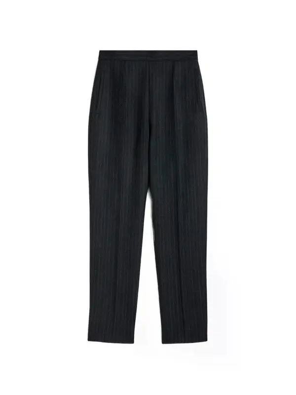 JIL SANDER Pinstripe Pleated Trousers