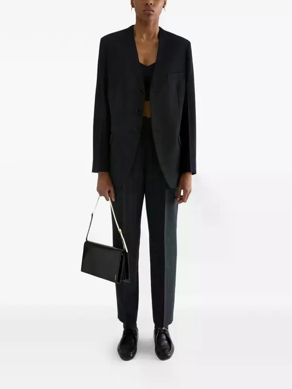 JIL SANDER Pinstripe Pleated Trousers