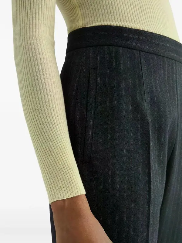 JIL SANDER Pinstripe Pleated Trousers