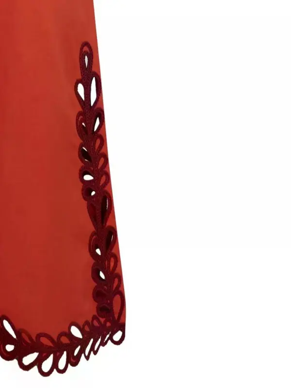 Antik Batik Deva Cut-out Embroidered Midi Dress
