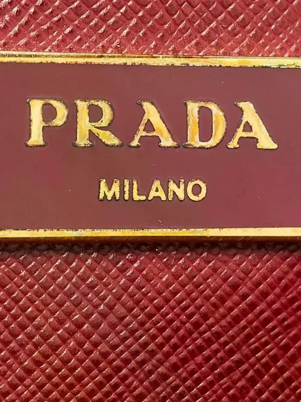 Prada Saffiano Double Zip Tote Bag