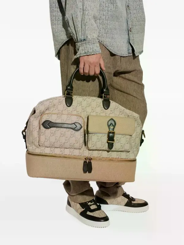 Emporio Armani Monogram-print Holdall