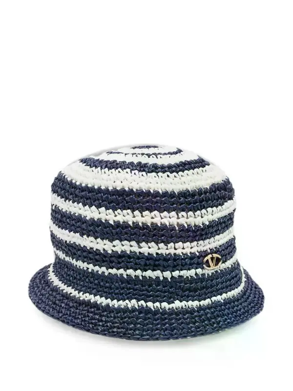 Valentino Garavani Striped Bucket Hat