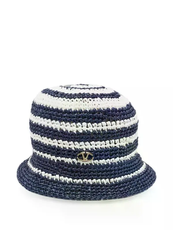 Valentino Garavani Striped Bucket Hat