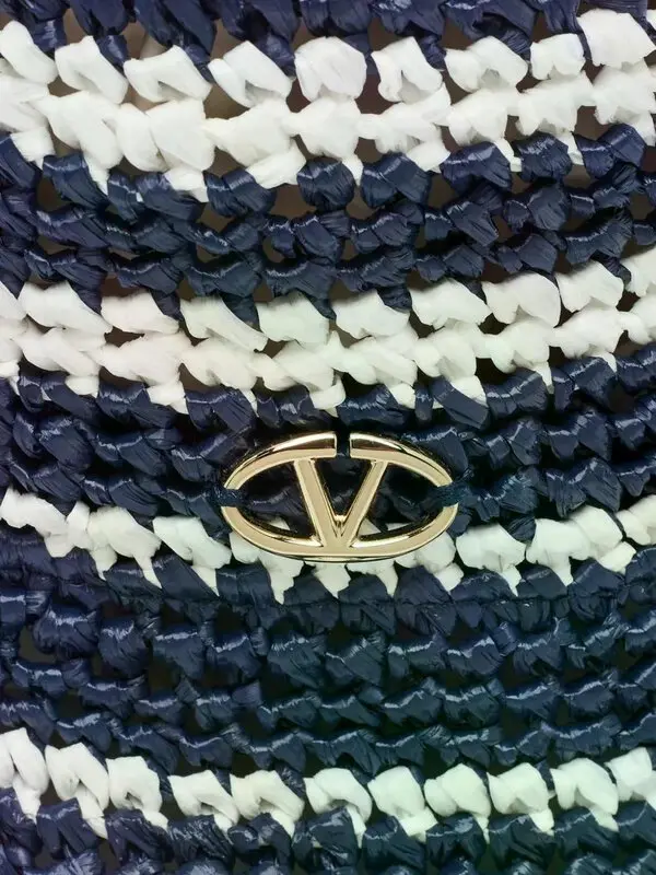 Valentino Garavani Striped Bucket Hat