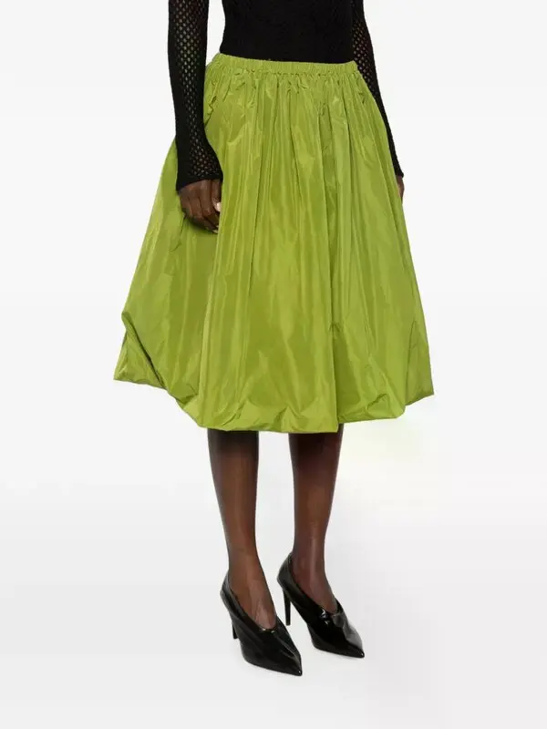 A.M.G. Gathered Balloon-hem Skirt