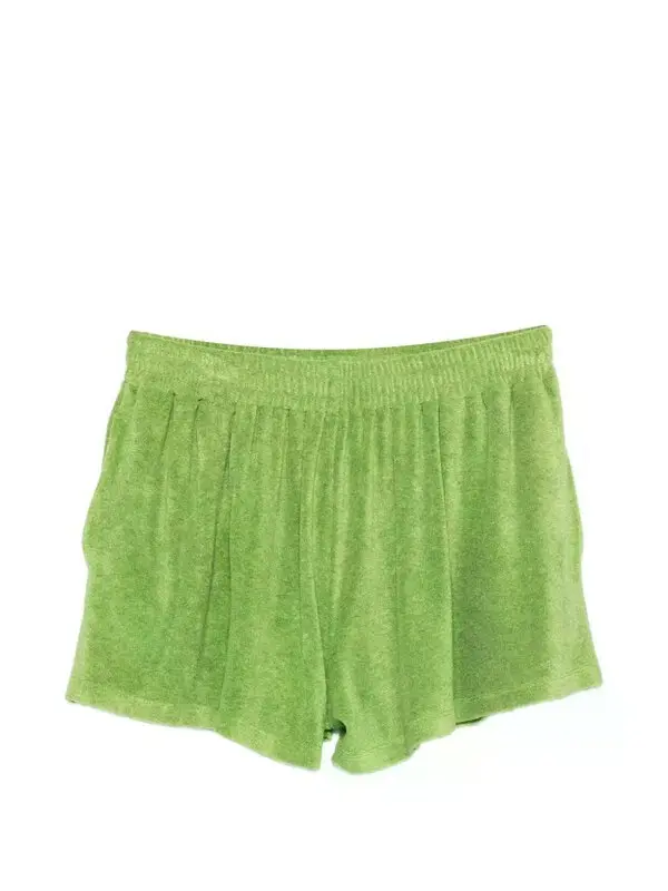 A.M.G. Terry-cloth Shorts - Green