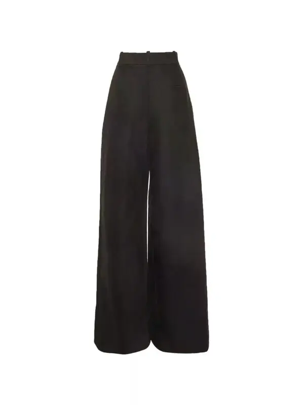 Khaite Wide-leg Pleated Trousers