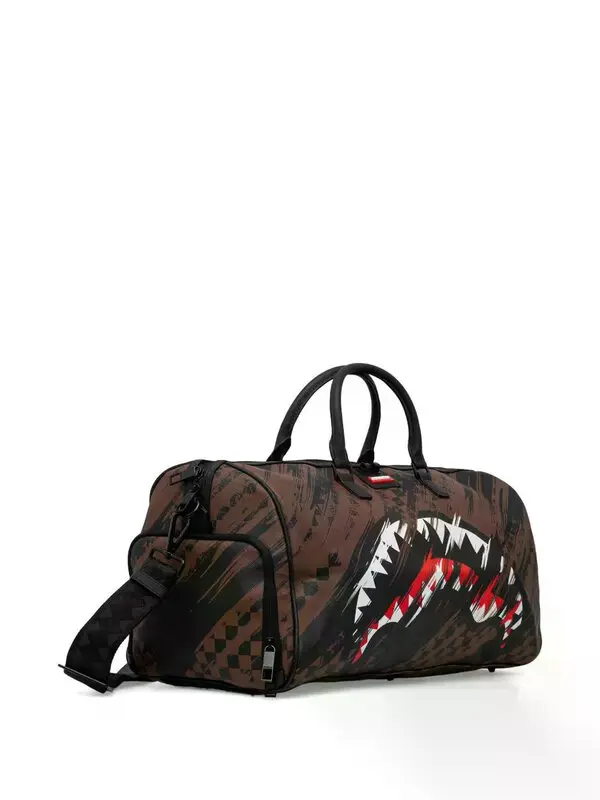 SPRAYGROUND Shark Mouth Duffle Bag - Brown