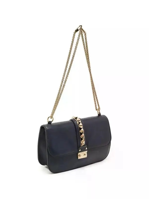 Valentino Garavani Medium Rockstud Glam Lock Flap Shoulder Bag