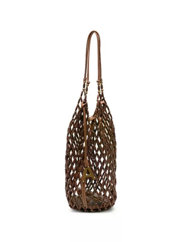 A.M.G. Beaded Shoulder Bag