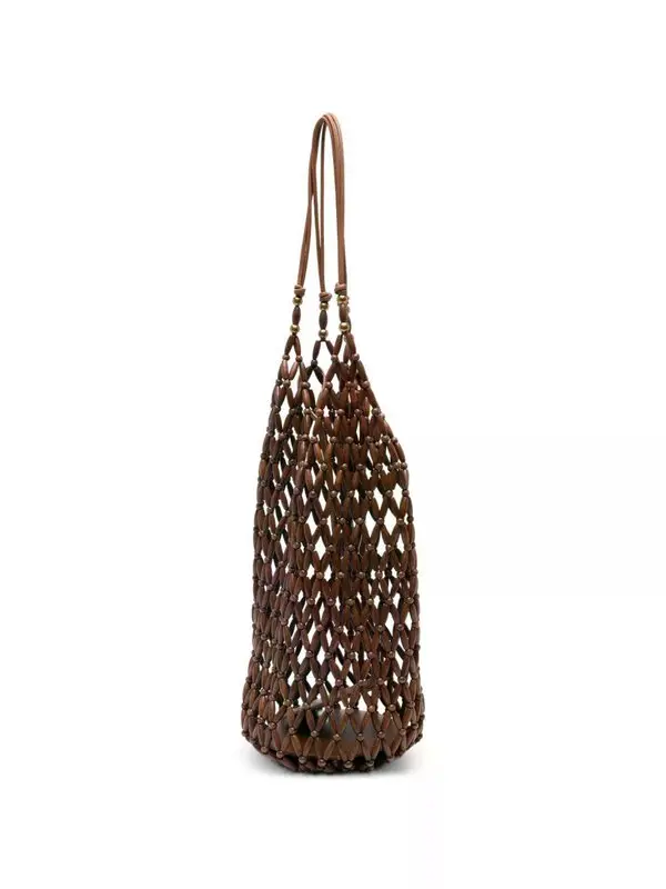 A.M.G. Beaded Shoulder Bag
