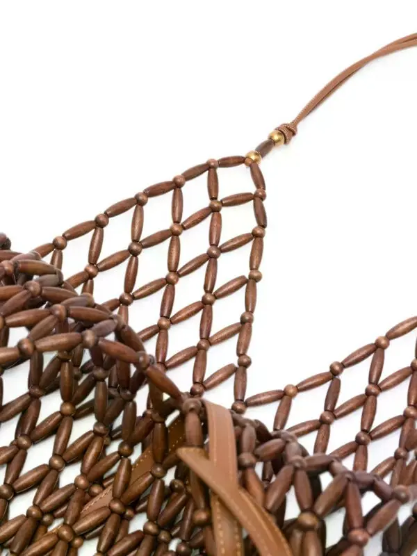 A.M.G. Beaded Shoulder Bag