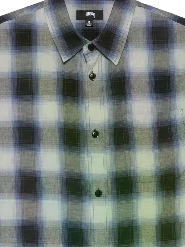 StÜssy Beach Check-print Button-down Shirt