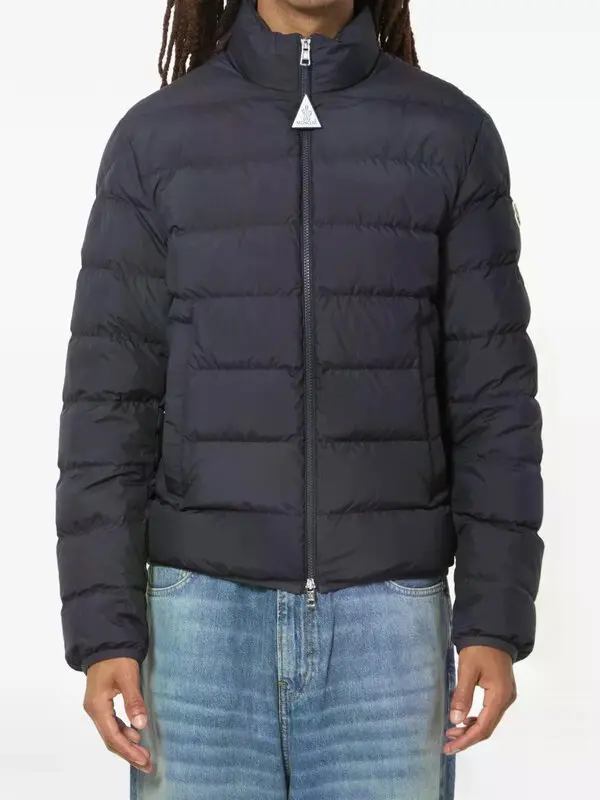 Moncler Baudinet Logo-patch Jacket - Blue