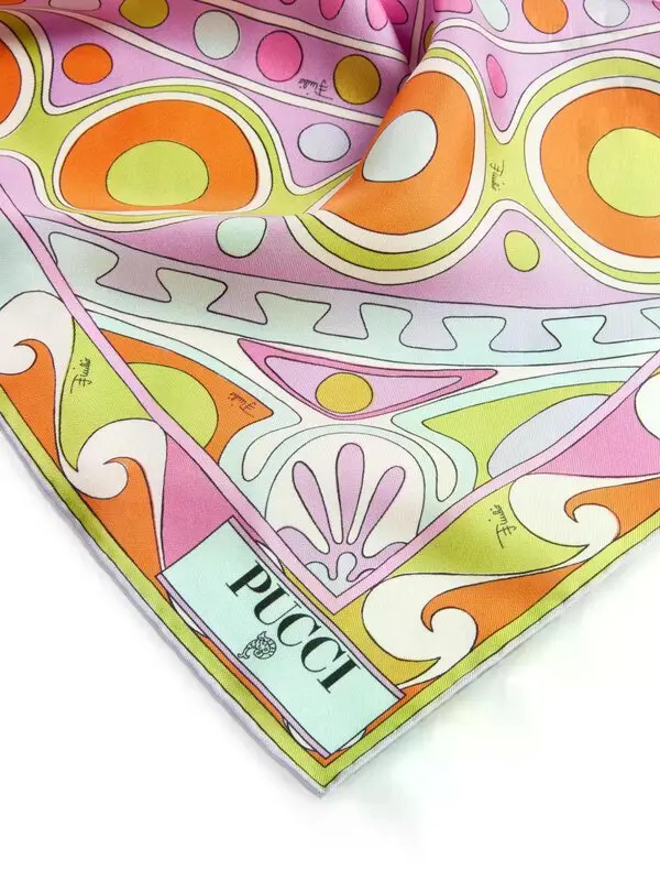 Emilio Pucci Soleil-print Silk Carre