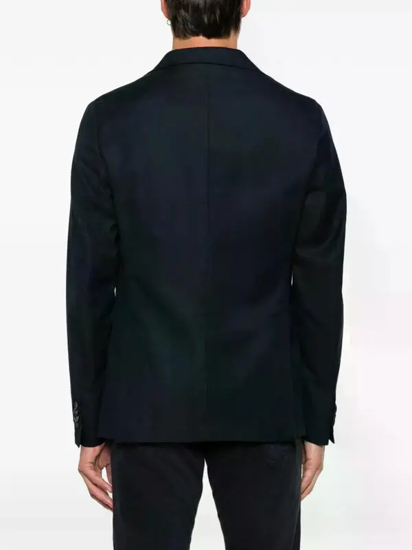 MANUEL RITZ Notched-lapel Single-breasted Cotton Blazer