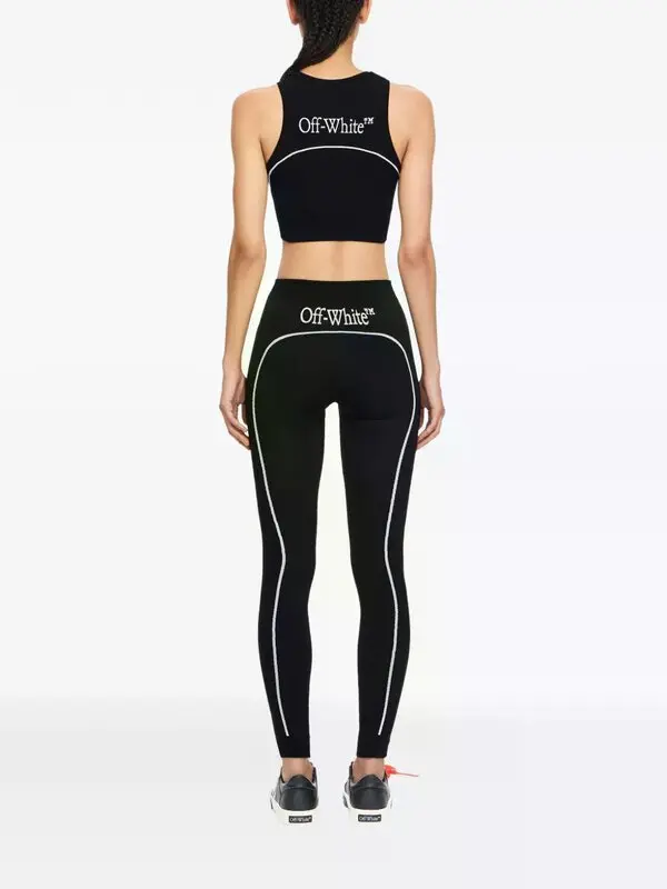 Off-White Off Stamp Seamless Cropped Top