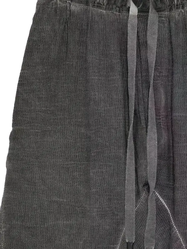 ISAAC SELLAM EXPERIENCE Textured Drawstring Shorts