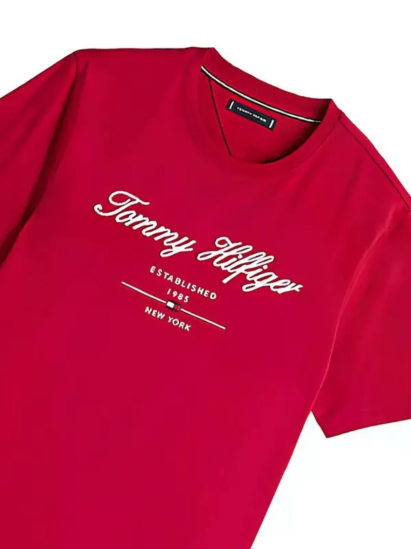 Tommy Hilfiger Erkek Logo-print T-shirt